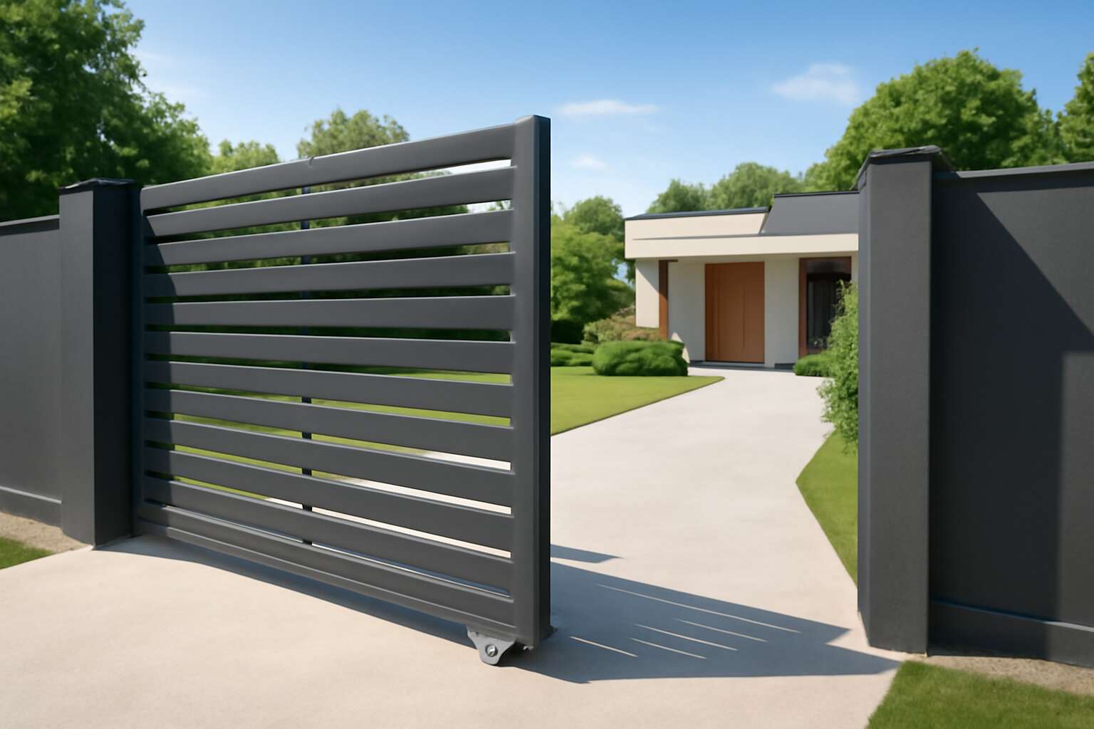Upgrade Your Security with the Stylish and Durable Sliding Gate on ...